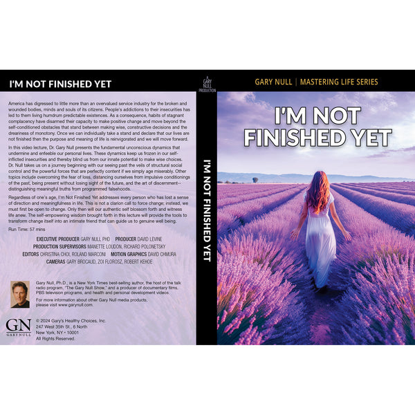 I'm Not Finished Yet – Gary's Vitamin Closet